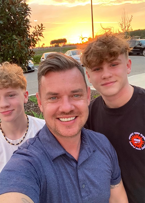 Inside Danny O'Carroll's family life with new love Tina and his two sons