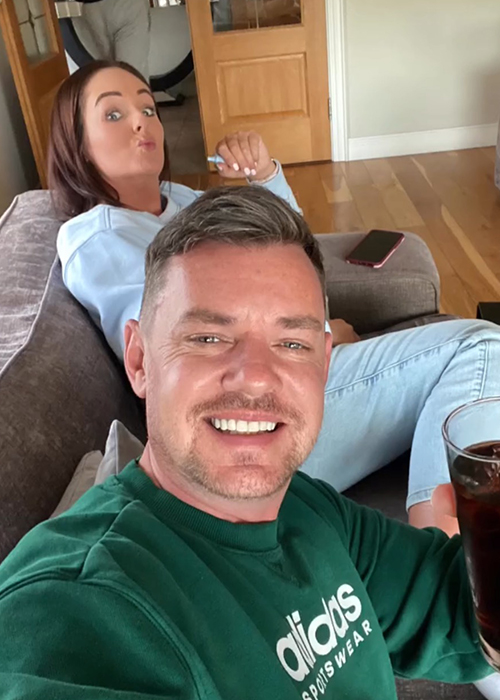 Danny O'Carroll receives sweet surprise from girlfriend after 'tough ...