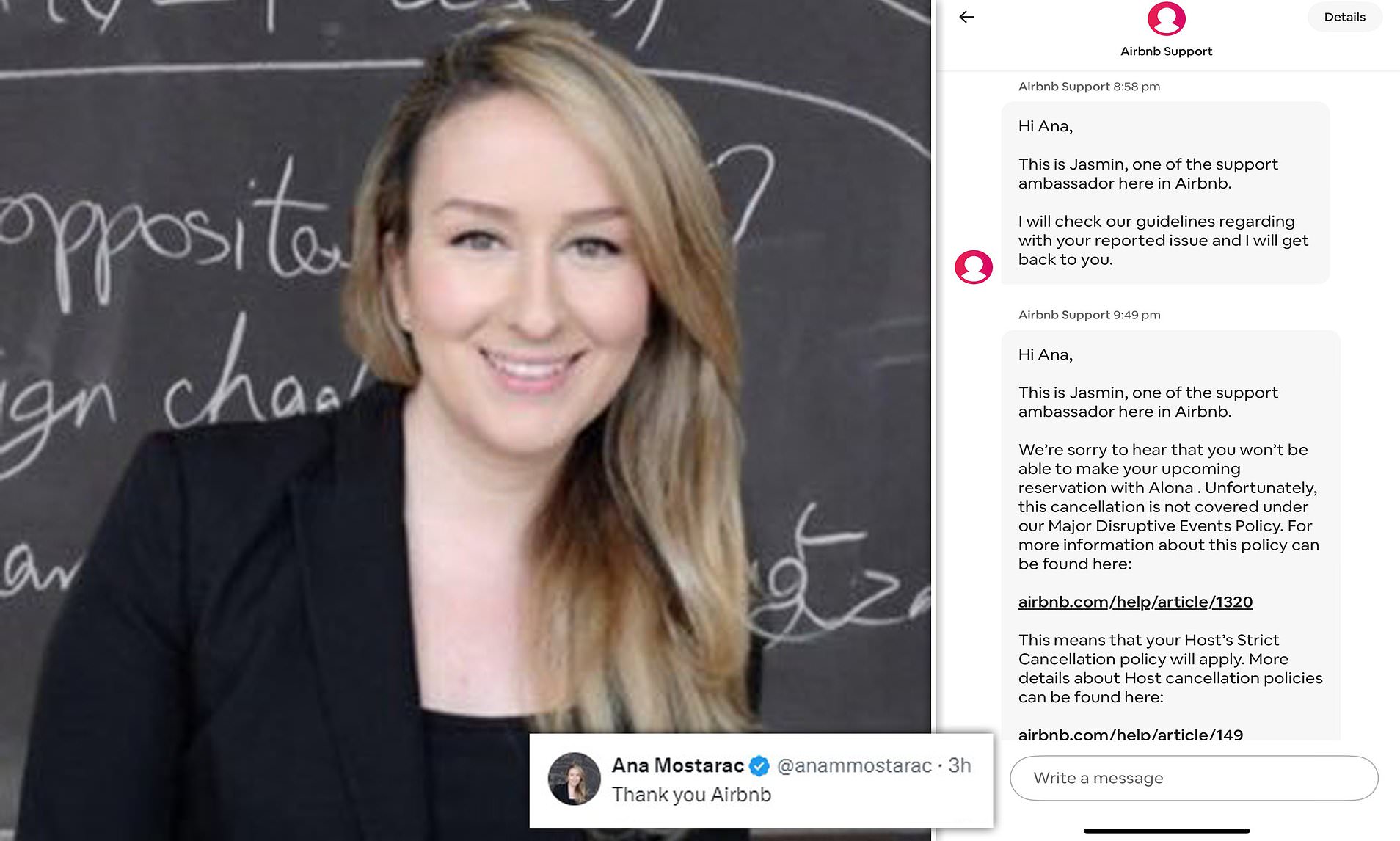 Customer says Airbnb refused to refund her despite LA widlfires