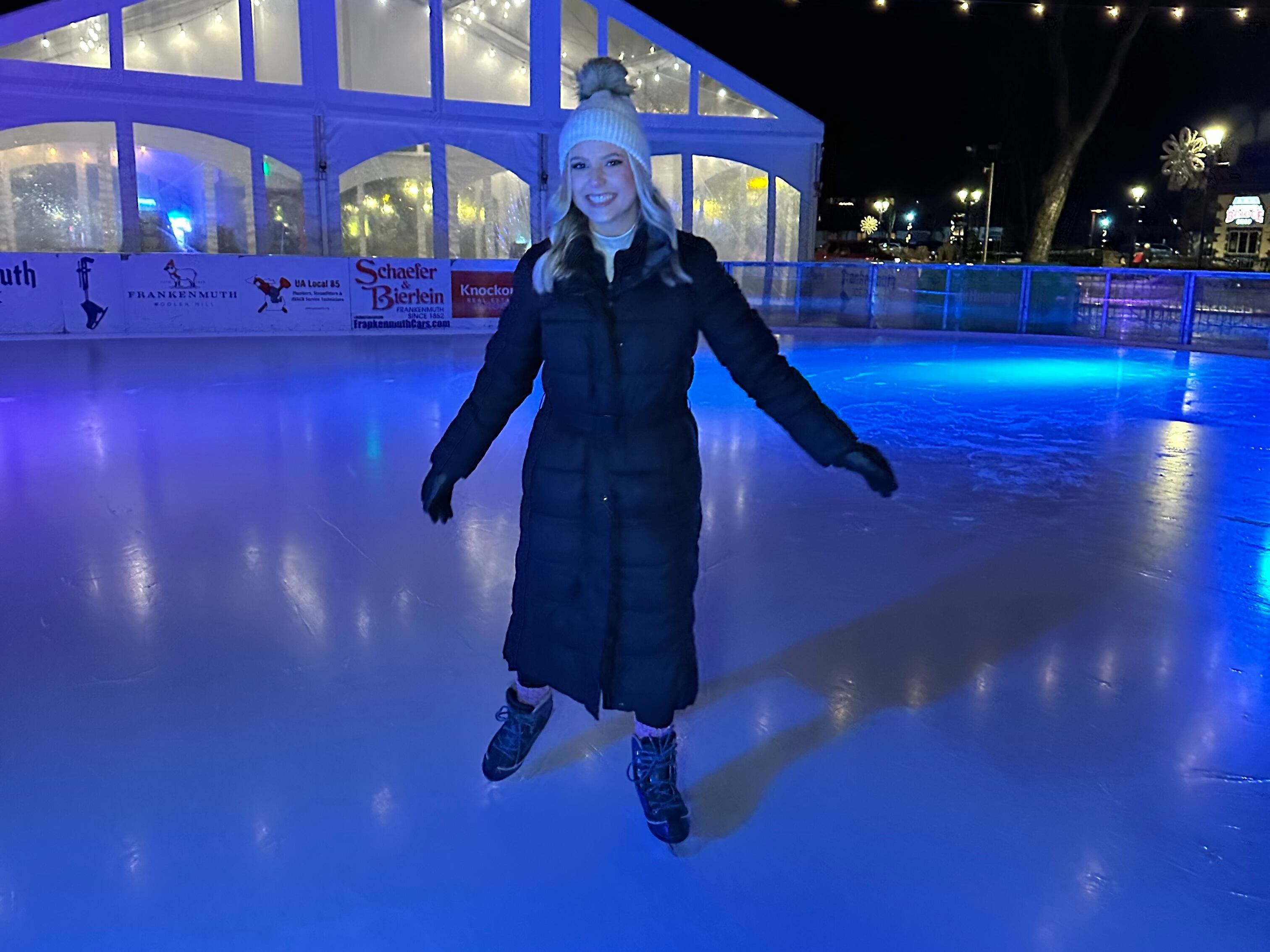 Skating into 2025 at the Frankenmuth Ice Rink