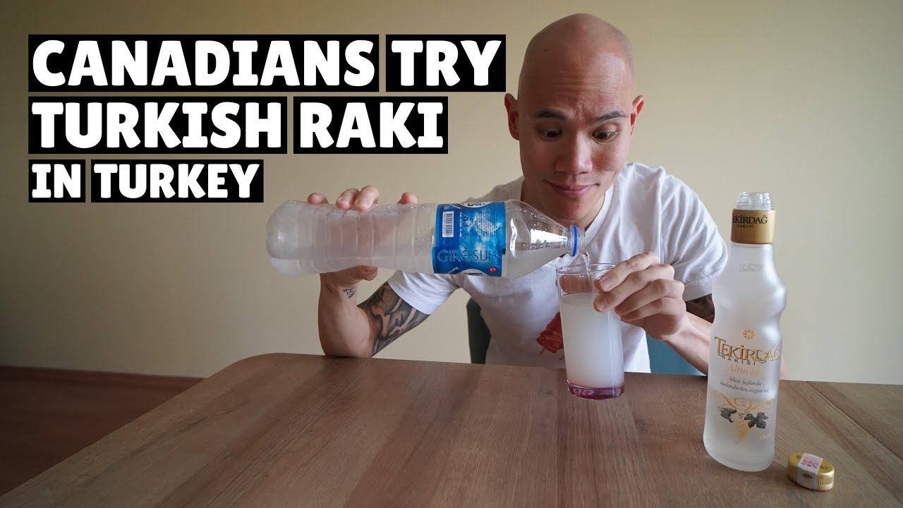 Trying Turkish Alcohol Raki | Tasting Raki for the First Time | Turkish ...