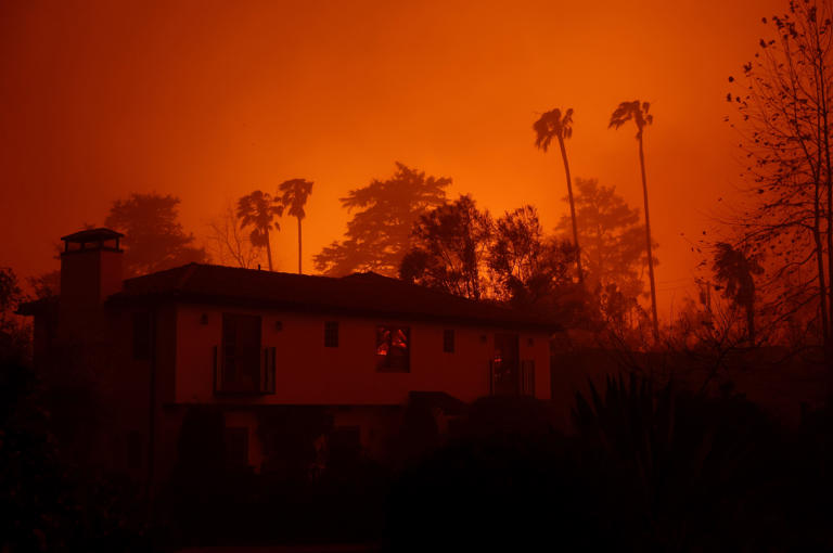 Prince Harry, Meghan Markle face evacuation from $14M Montecito mansion ...