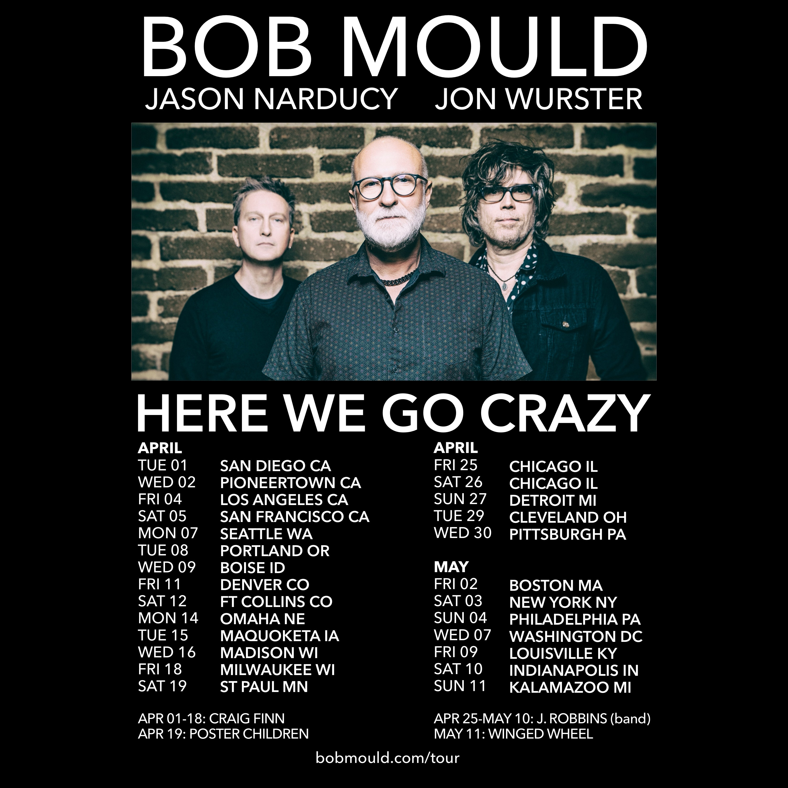 Bob Mould Announces Tour and New Album Here We Go Crazy, Shares Video ...