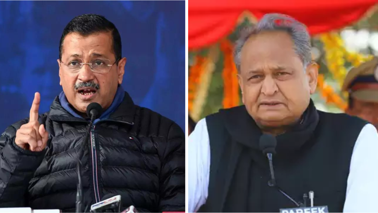 Kejriwal's 'secret cooperation with BJP' swipe at Congress after Ashok ... Kejriwal's 'secret cooperation with BJP' swipe at Congress after Ashok ...