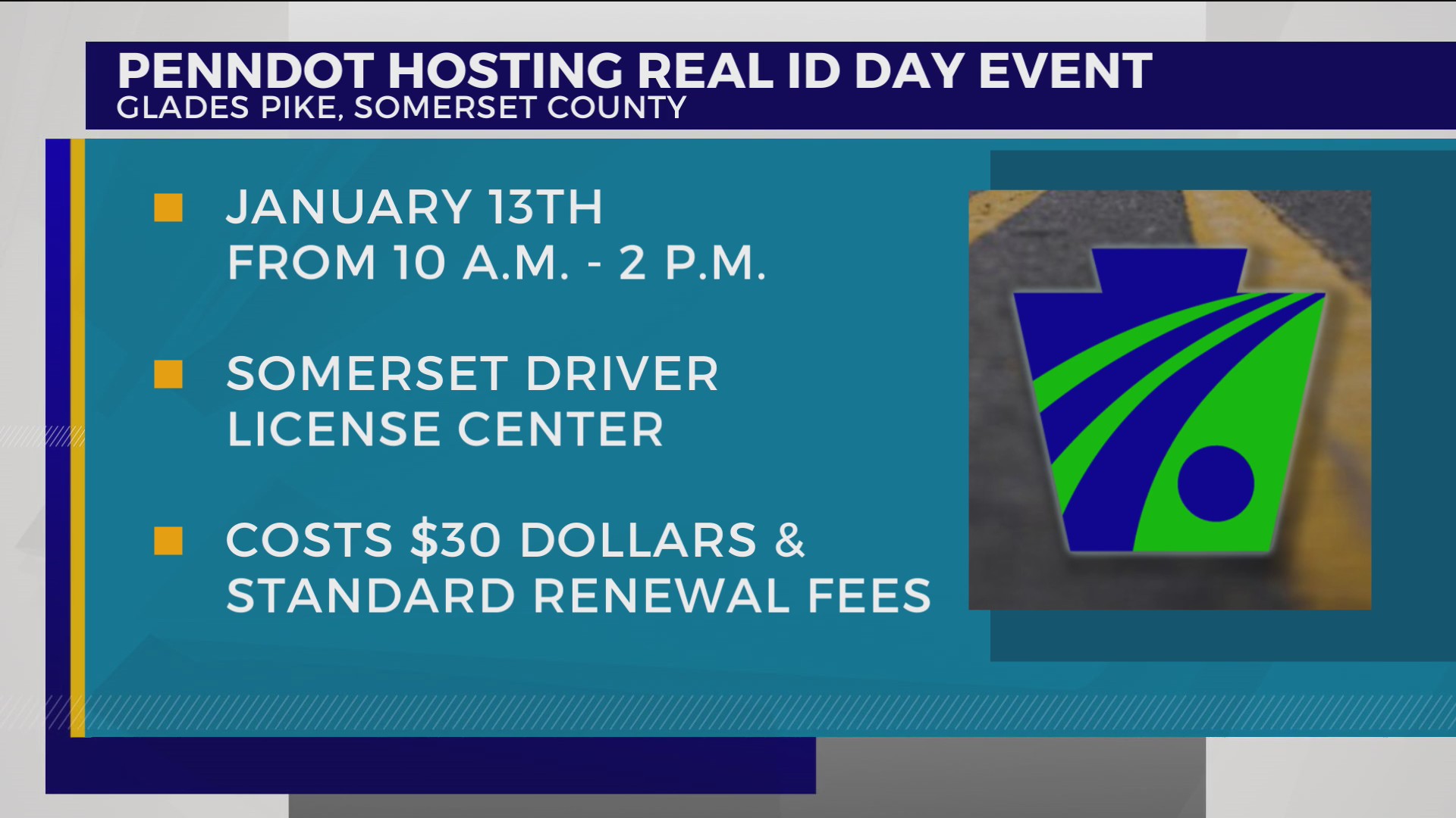 PennDOT to host REAL ID Day in Somerset to help residents prepare for ...