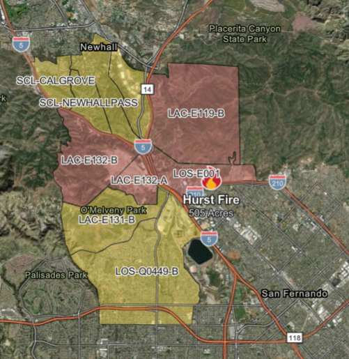 Where are evacuation orders in place for the California wildfires? See maps