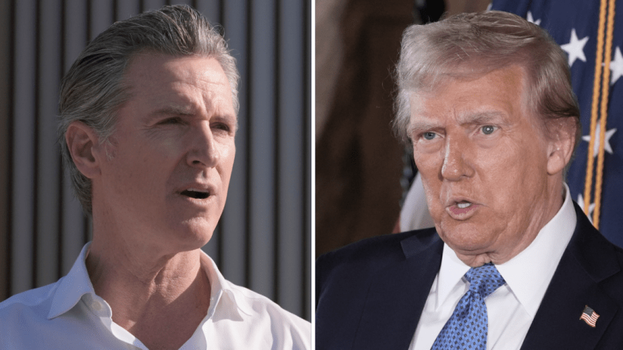 Trump blames Newsom for California’s raging wildfires