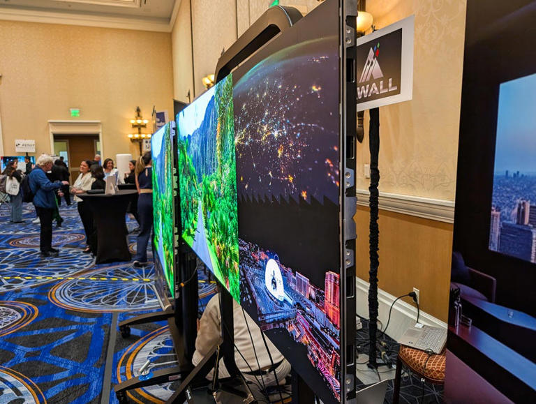 Build A Wall-Size TV With Awall's Modular MicroLED Displays