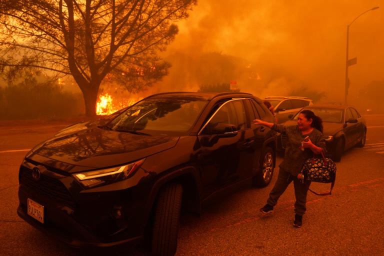 Pacific Palisades fire now most destructive in Los Angeles history as out-of-control wildfires ...