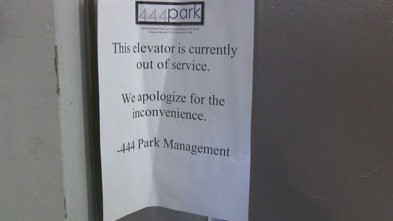 Richmond Heights apartment without working elevators for weeks: ‘I am embarrassed to live here’