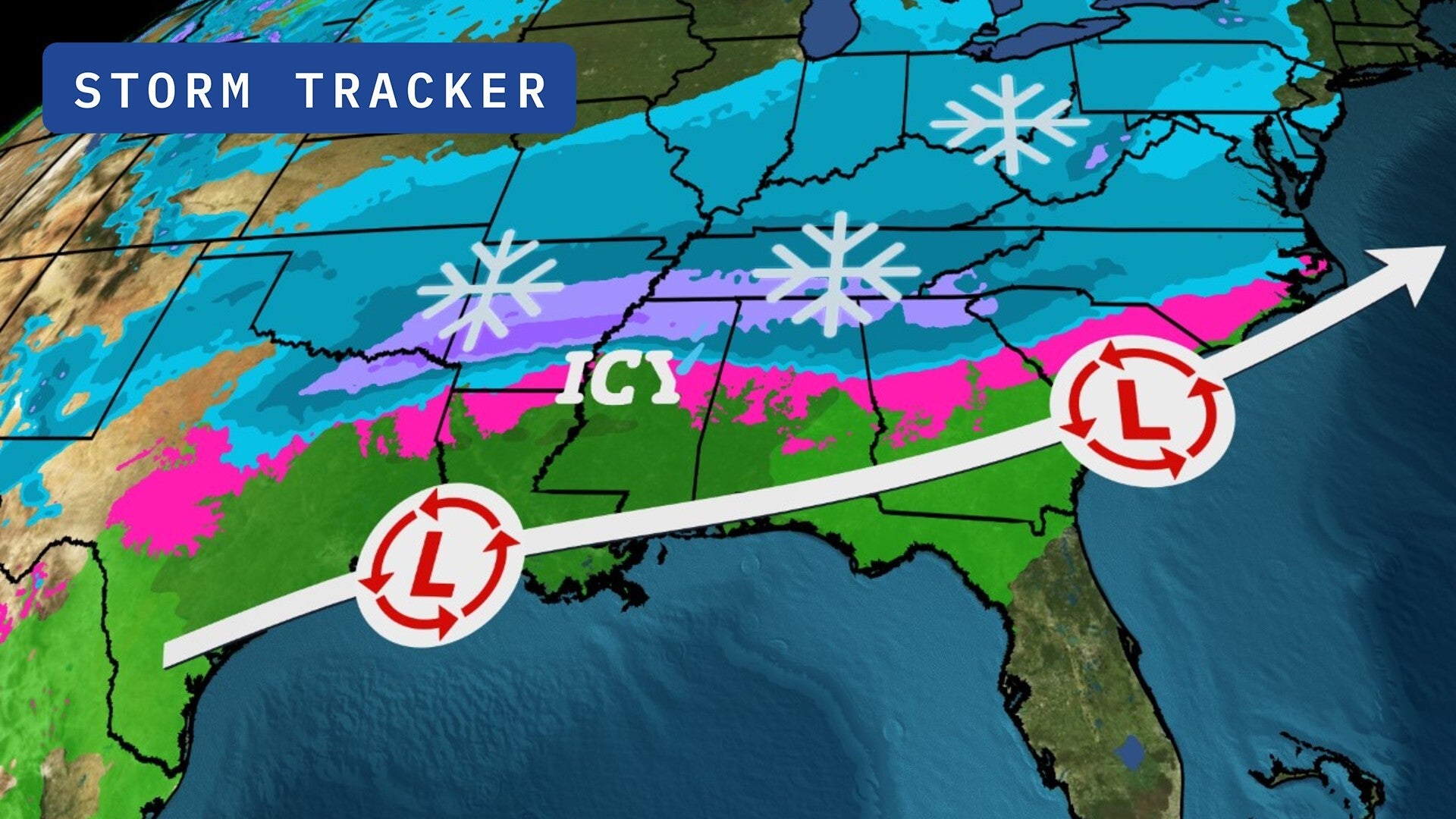 Winter Storm Cora Tracker: Satellite, Alerts, Forecasts And More