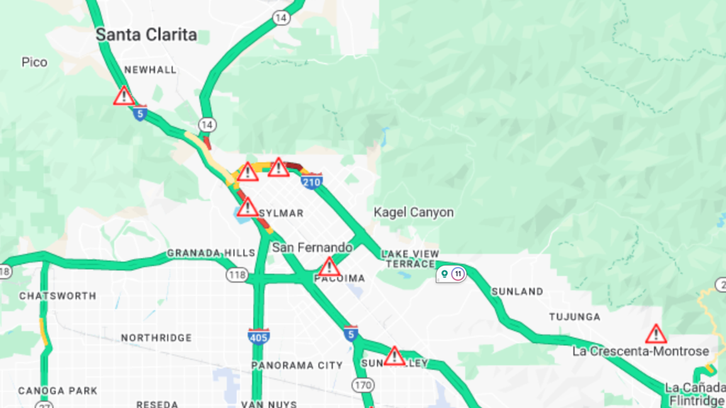 Fires and wind cause Southern California freeway and highway closures