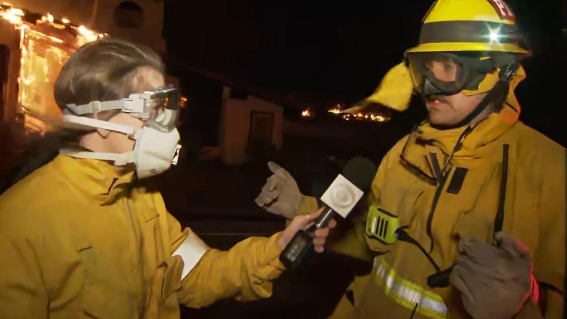 'Mother nature is in charge' | Firefighter talks battling California ...