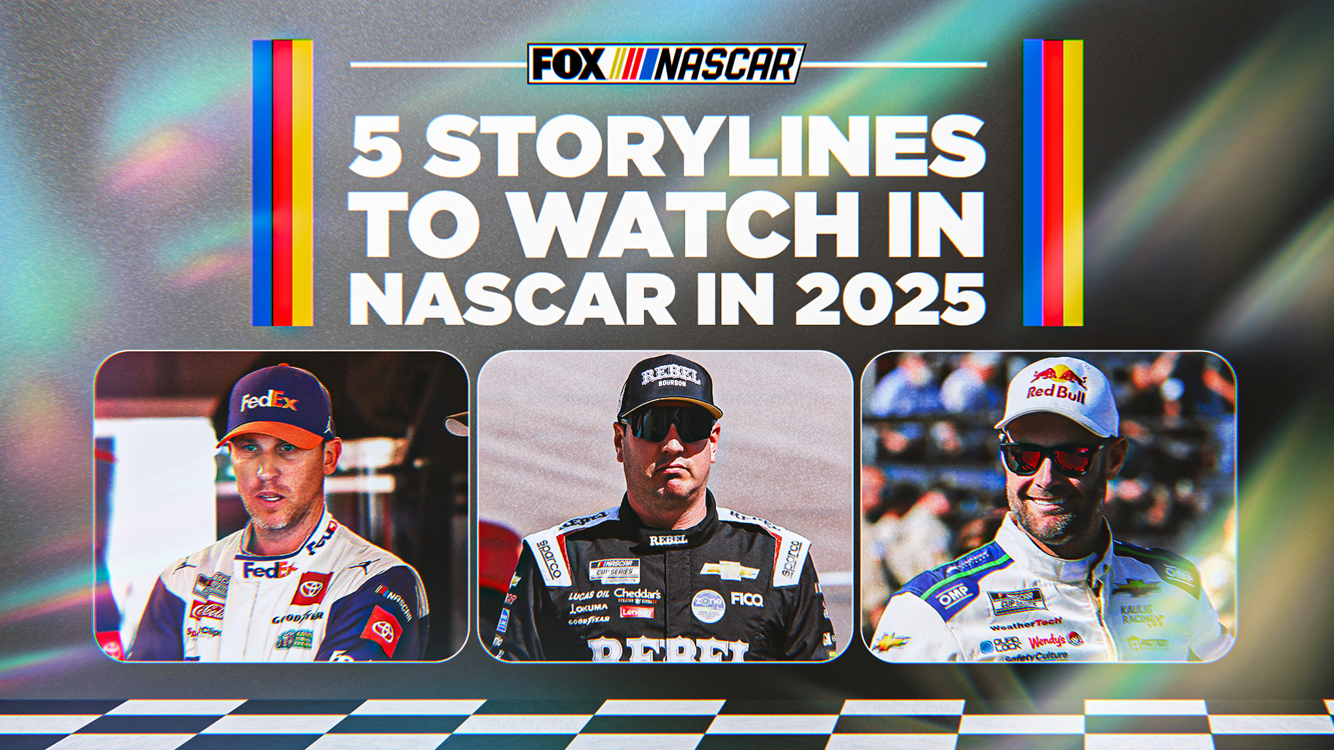 5 NASCAR storylines to watch in 2025: Kyle Busch's future, Denny Hamlin ...