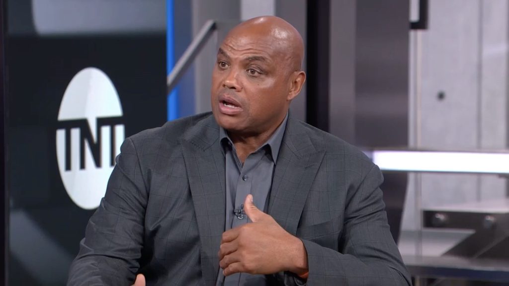 Charles Barkley reprimanded by Ernie Johnson for dropping expletive ...