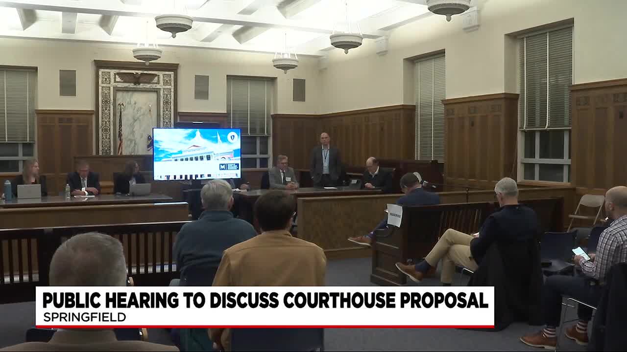 Hearing held to discuss proposal for new Springfield courthouse