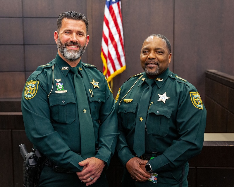 Sheriff Scott announces Command Staff, promotions