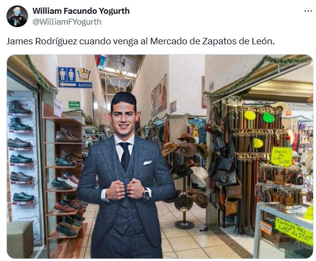James Rodríguez llegó al fútbol mexicano y los memes son geniales