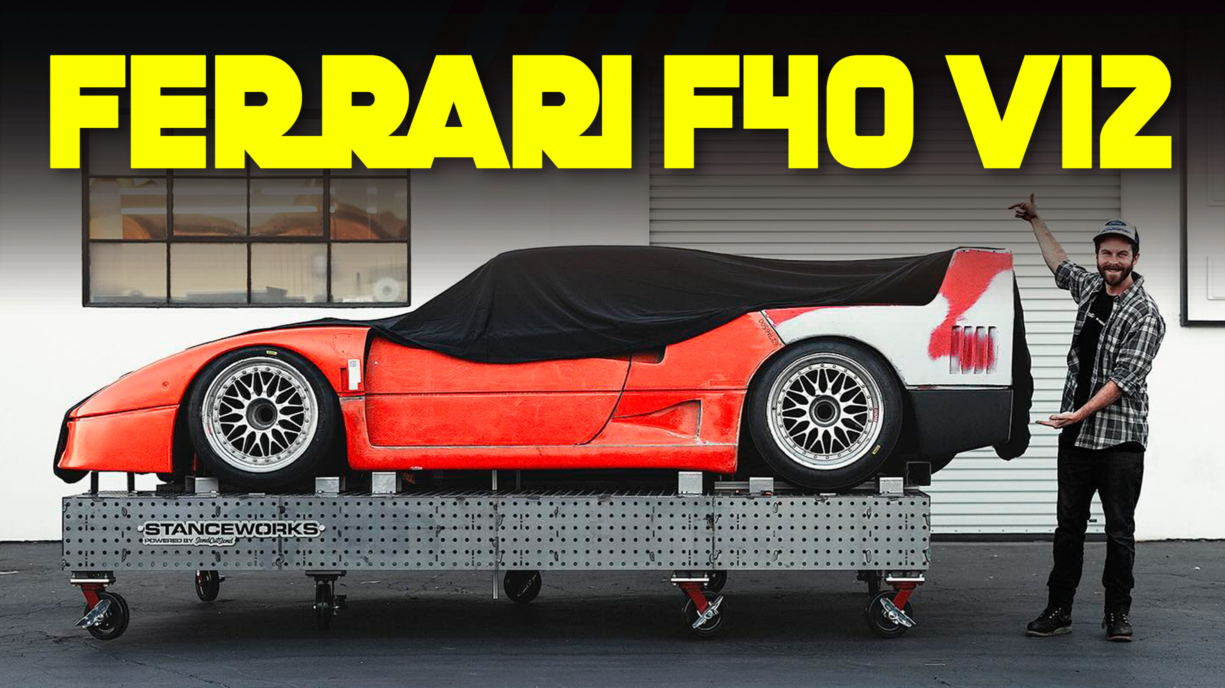 YouTuber Builds Ferrari F40 From Scratch With Original Body Panels, DIY ...