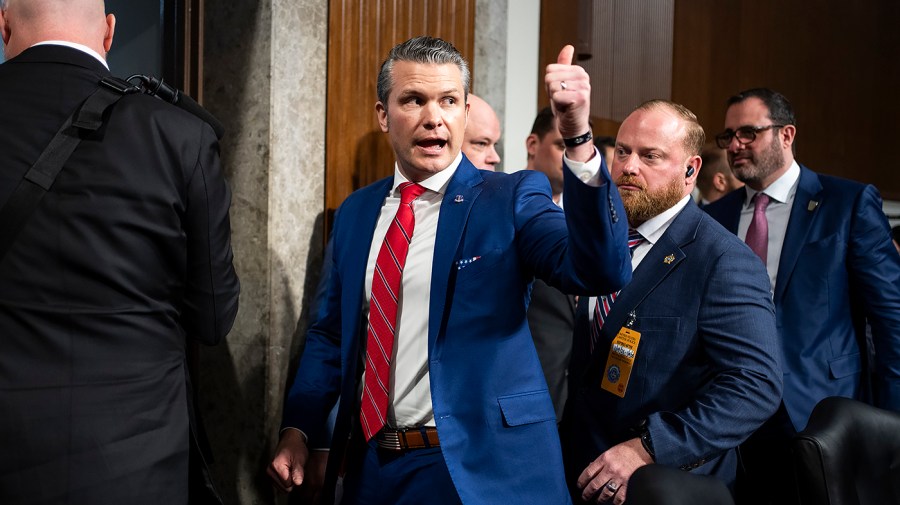 Senate panel advances Defense secretary nominee Hegseth on party-line vote