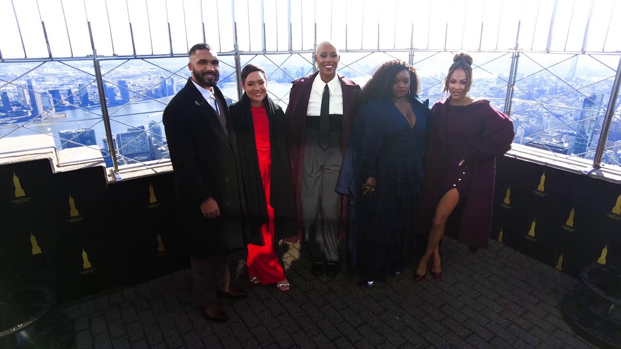 NY: Prime Video's 'Harlem' cast visits the Empire State Building ahead ...