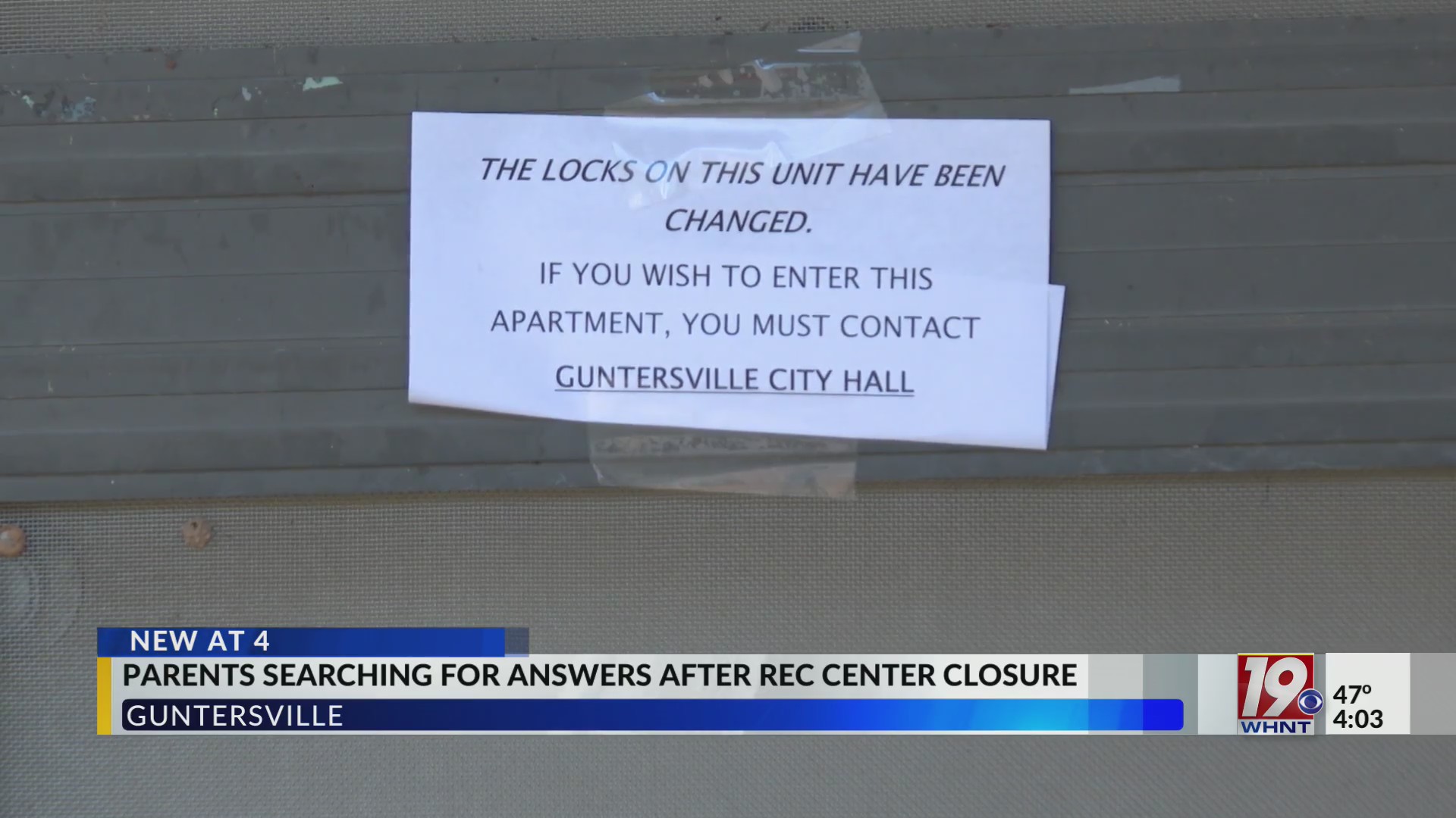 Parents Searching For Answers After Rec Center Closure | January 14 ...