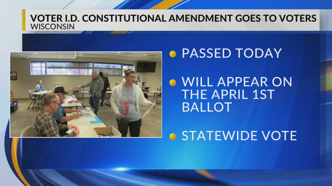 Wisconsin Legislature to put photo ID requirement on ballot for voter ...