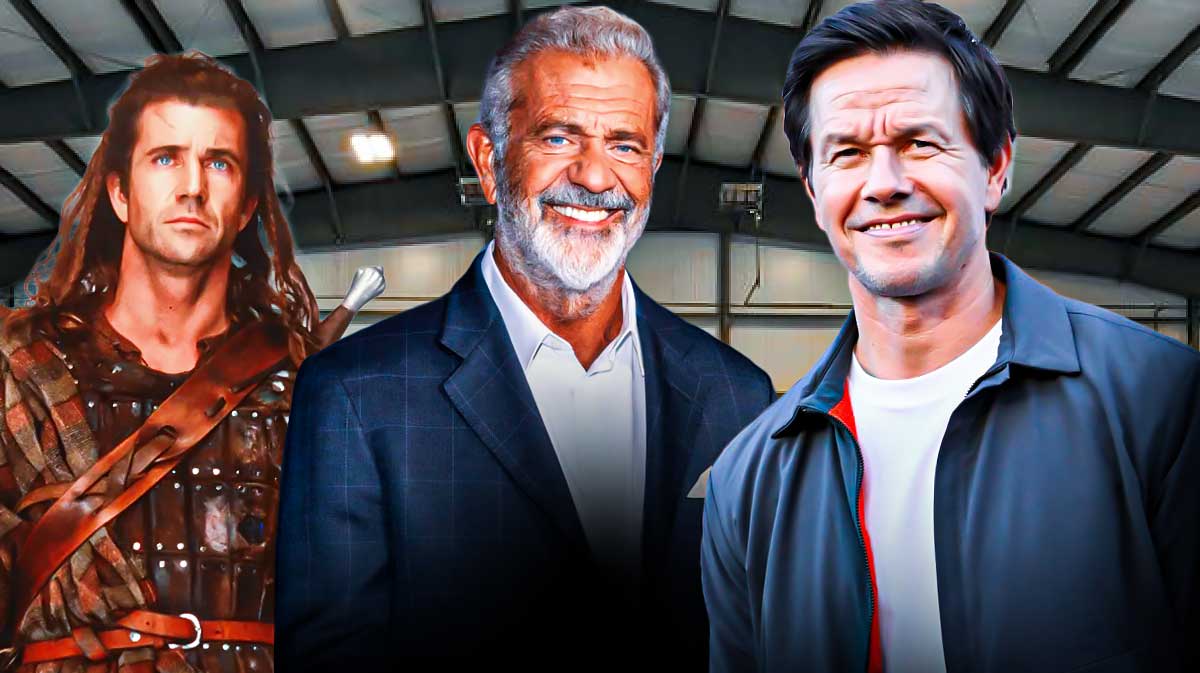 Flight Risk’s Mel Gibson goes Braveheart on Mark Wahlberg in exclusive clip