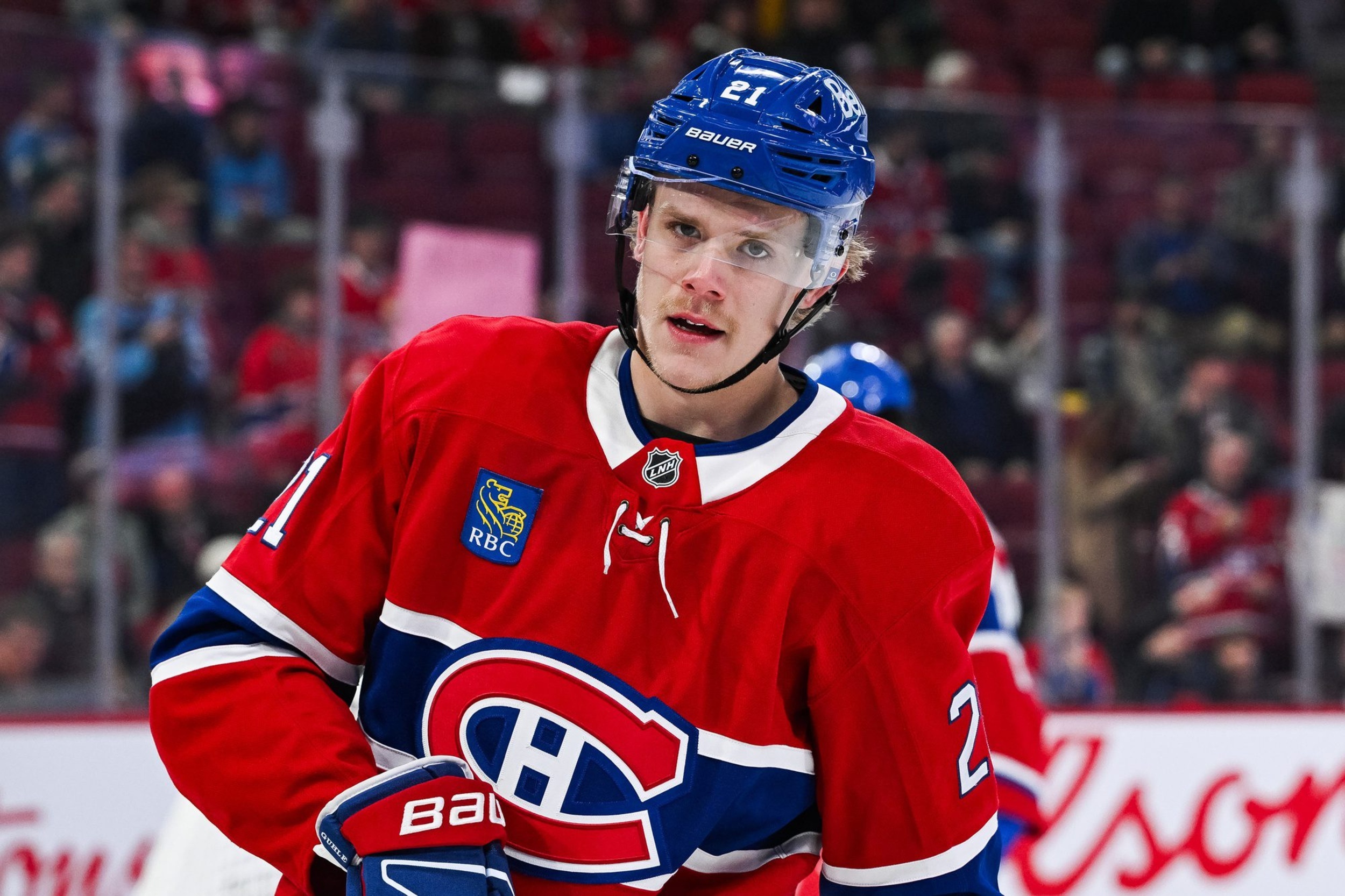Canadiens’ Kaiden Guhle sustained lower-body injury vs. Jets