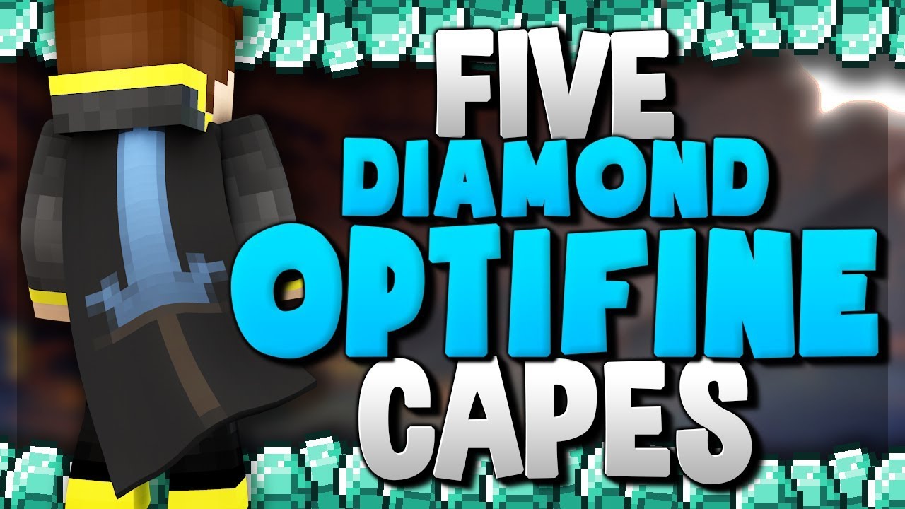 5 Diamond Optifine Cape Designs! (Best Minecraft Cape Designs)