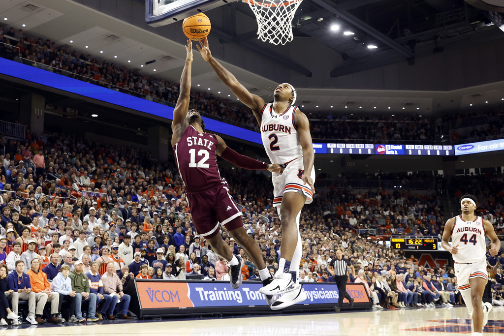 Baker-Mazara scores 20 as No. 1 Auburn easily beats No. 15 Mississippi ...
