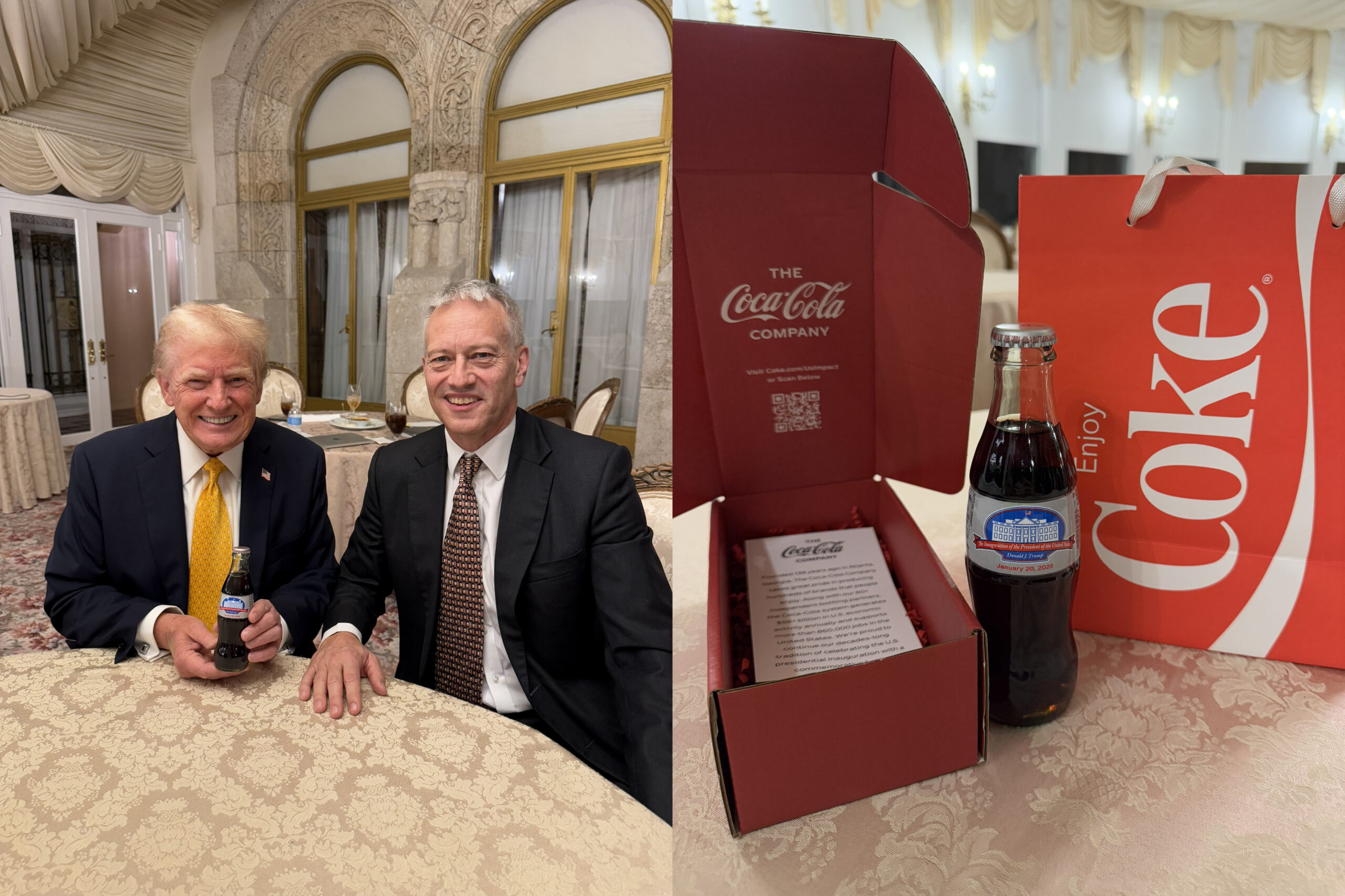 Coca-Cola CEO Awards Trump ‘First Ever Presidential Commemorative’ Diet ...
