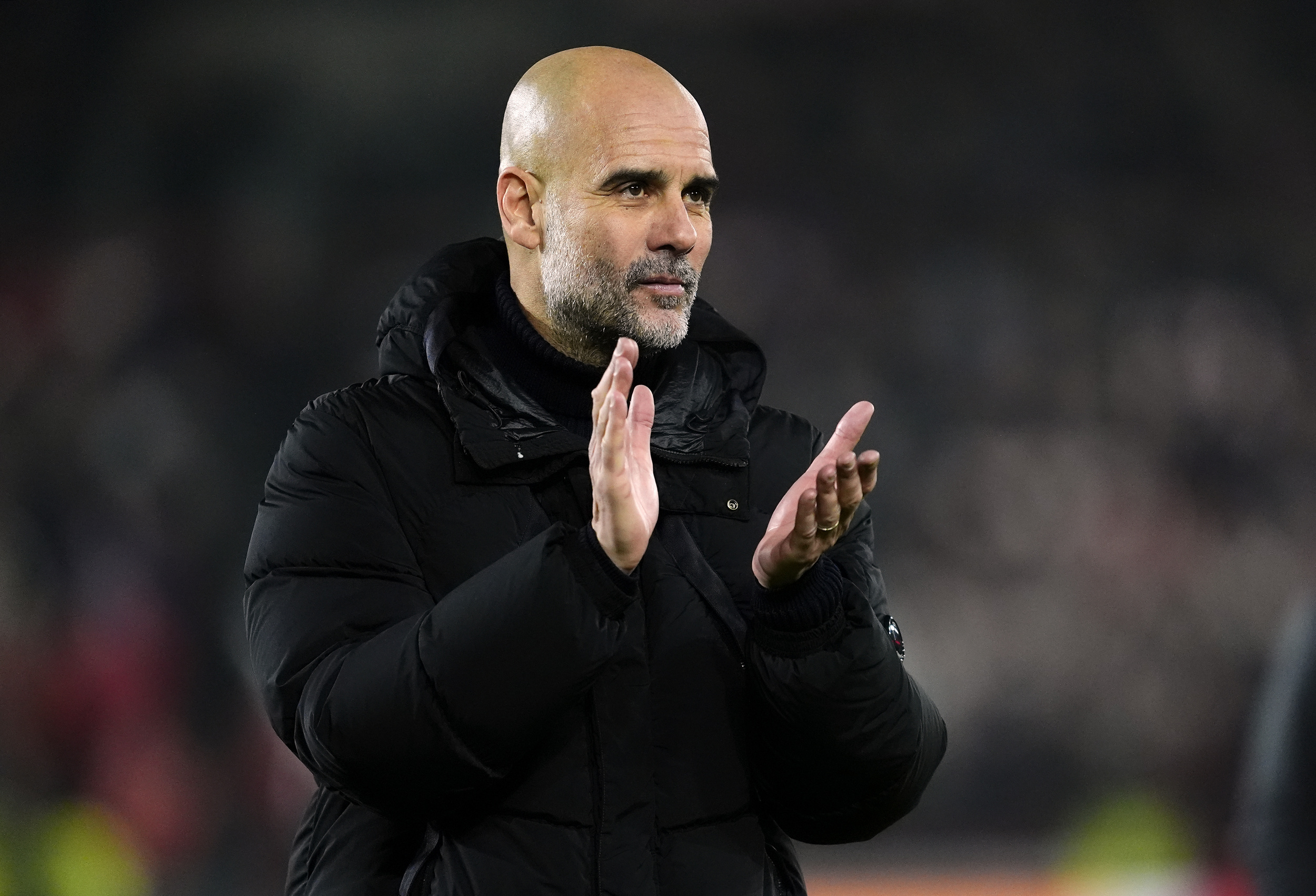 Pep Guardiola was seen fuming at Manchester City star after Brentford draw