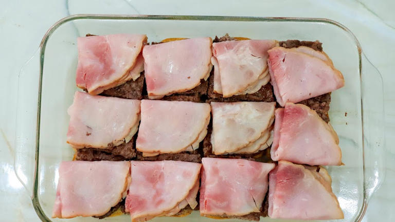 Ham and cheese sliders are tasty and super popular - Ham and beef sliders