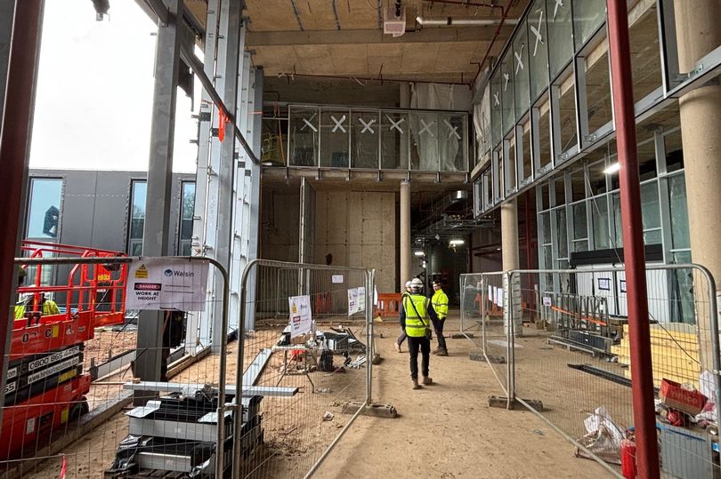 New images reveal progress of £105m Nottinghamshire NHS building that ...