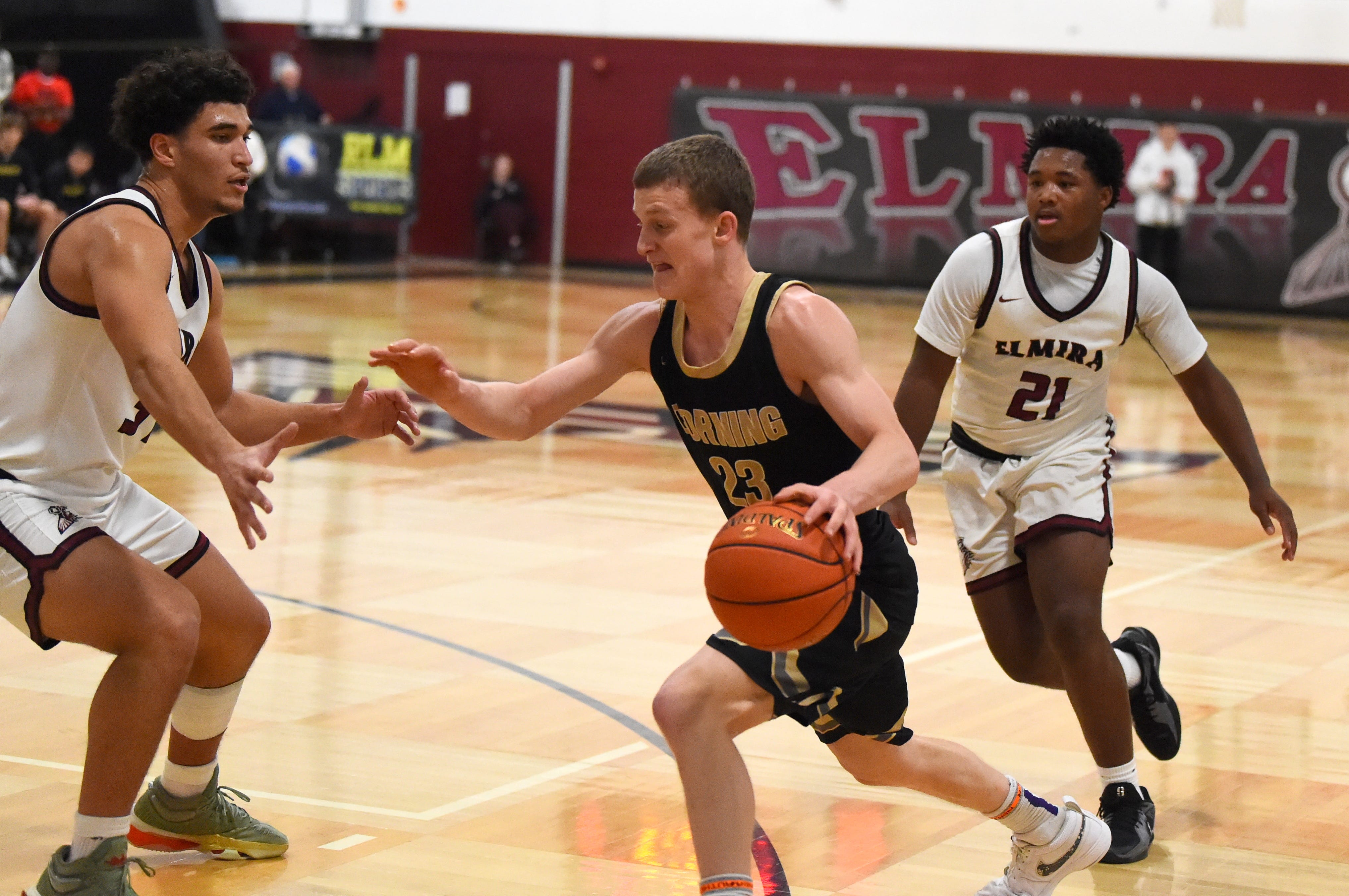 Boys basketball: Proudfoot's big night helps Corning wrestle first ...