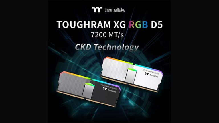 Thermaltake Launches TOUGHRAM XG RGB D5 7200 MT/s 32 GB DDR5 Memory ...