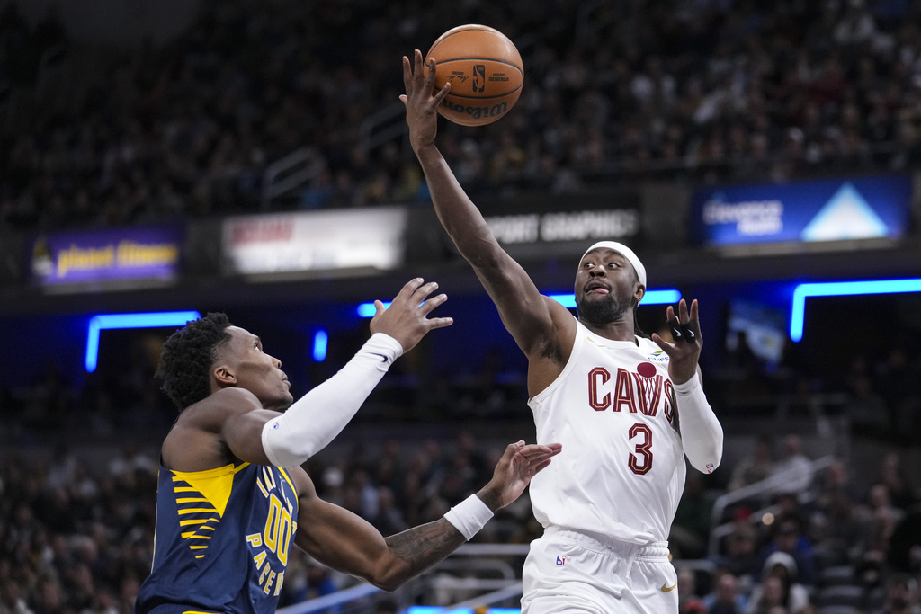 NBA-leading Cavaliers end Pacers' 6-game winning streak with a 127-117 ...