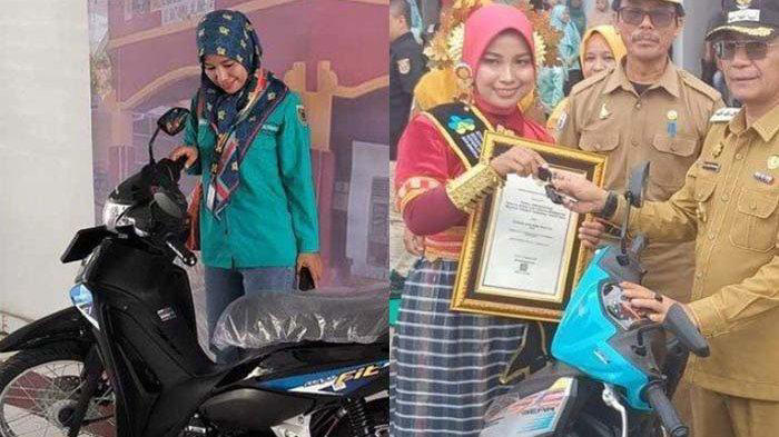 Bidan Rusmiati Kecewa Lagi,Hadiah Motor tak Bisa Dibawa Pulang,Cuma ... Bidan Rusmiati Kecewa Lagi,Hadiah Motor tak Bisa Dibawa Pulang,Cuma ...