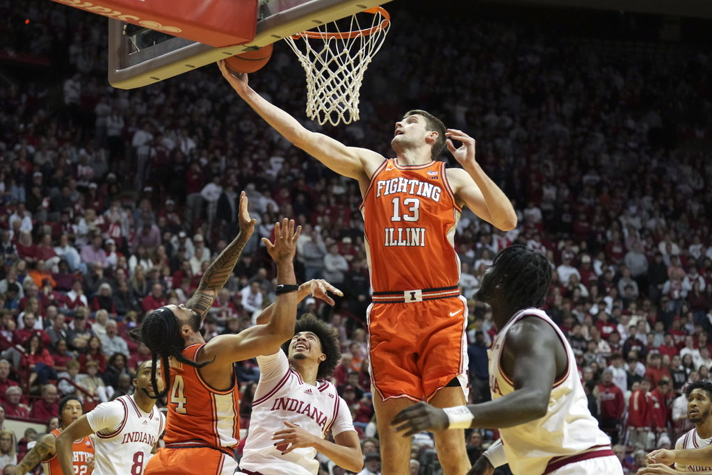 Kylan Boswell scores 22 to help No. 19 Illinois rebound with 94-69 rout ...