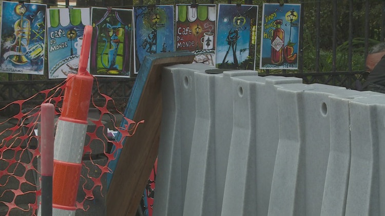 WWL Investigation leads to sturdier barricades in Jackson Square