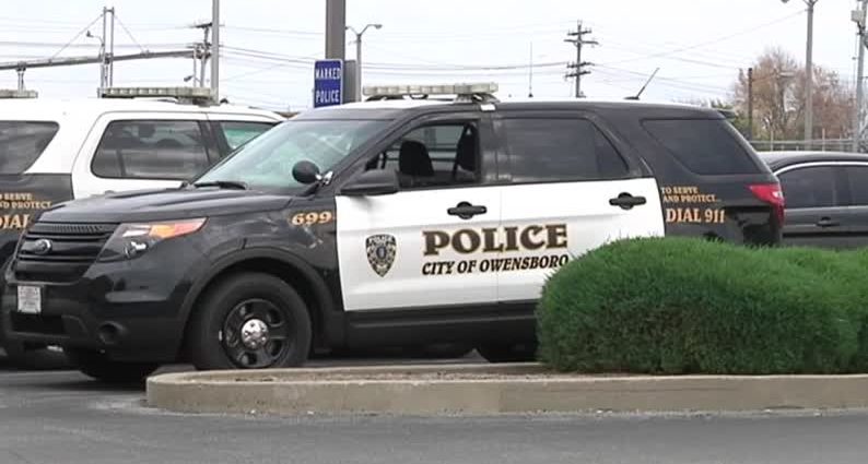Police vehicle involved in Owensboro accident