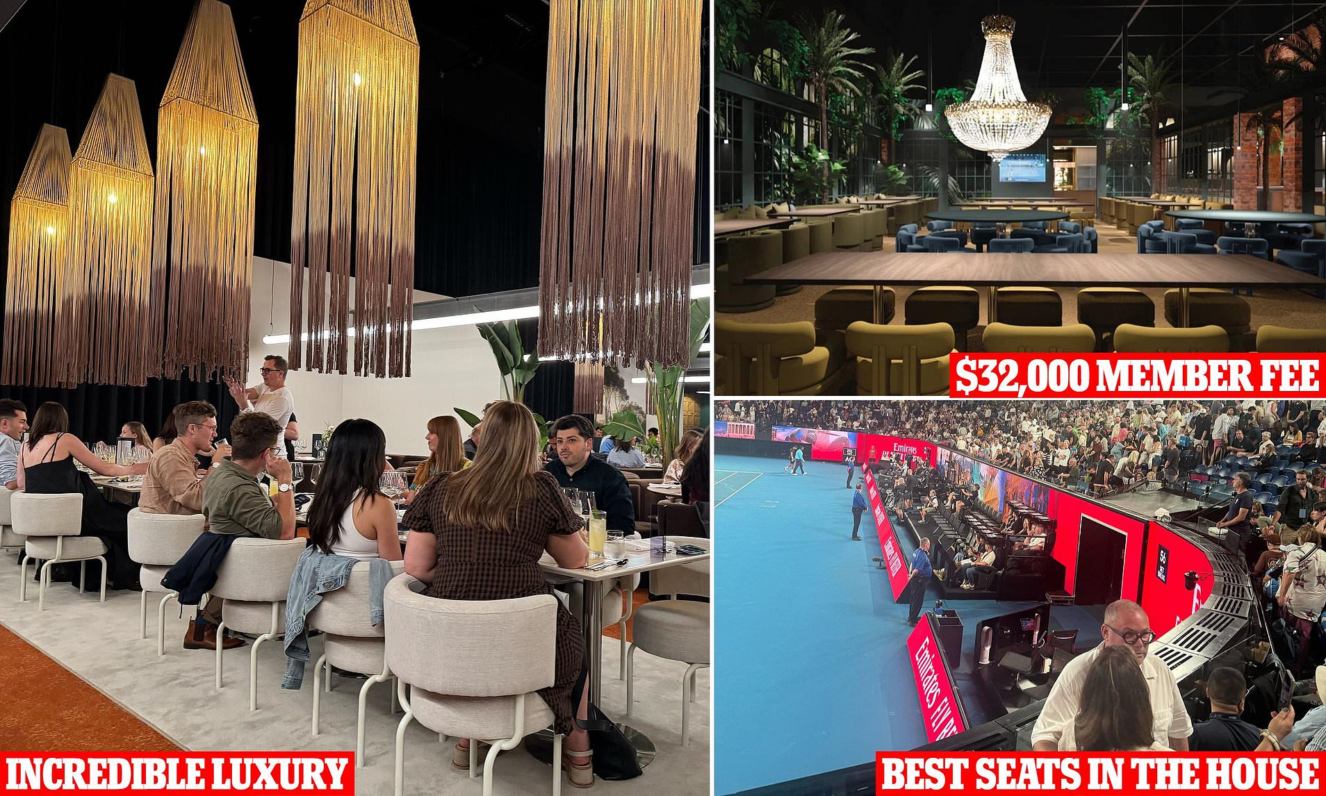 Australian Open VIP secrets exposed: See how the incredibly rich and ...