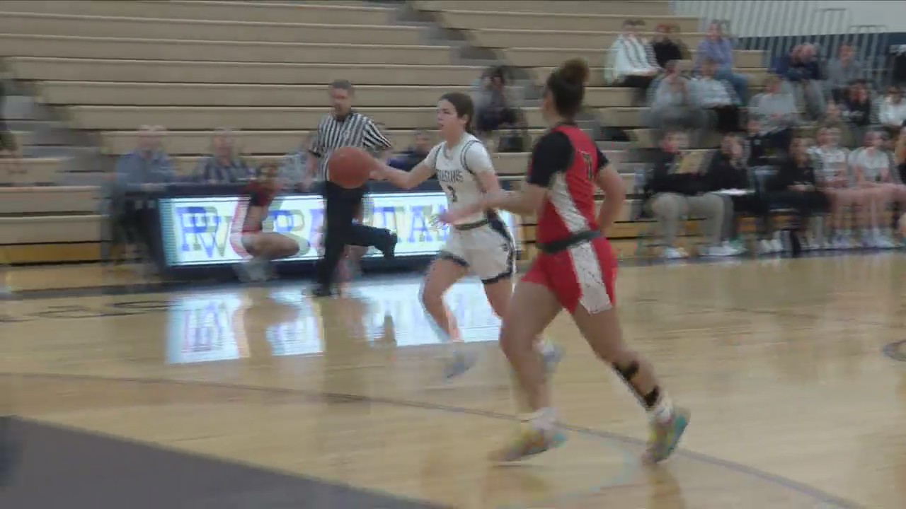 Pleasant Valley Lady Spartans basketball wings Davenport West Falcons 84-20