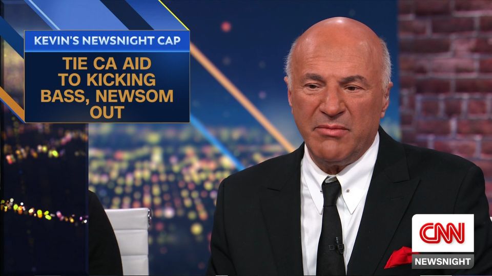 Kevin O’Leary wants to tie CA aid to getting rid of Newsom