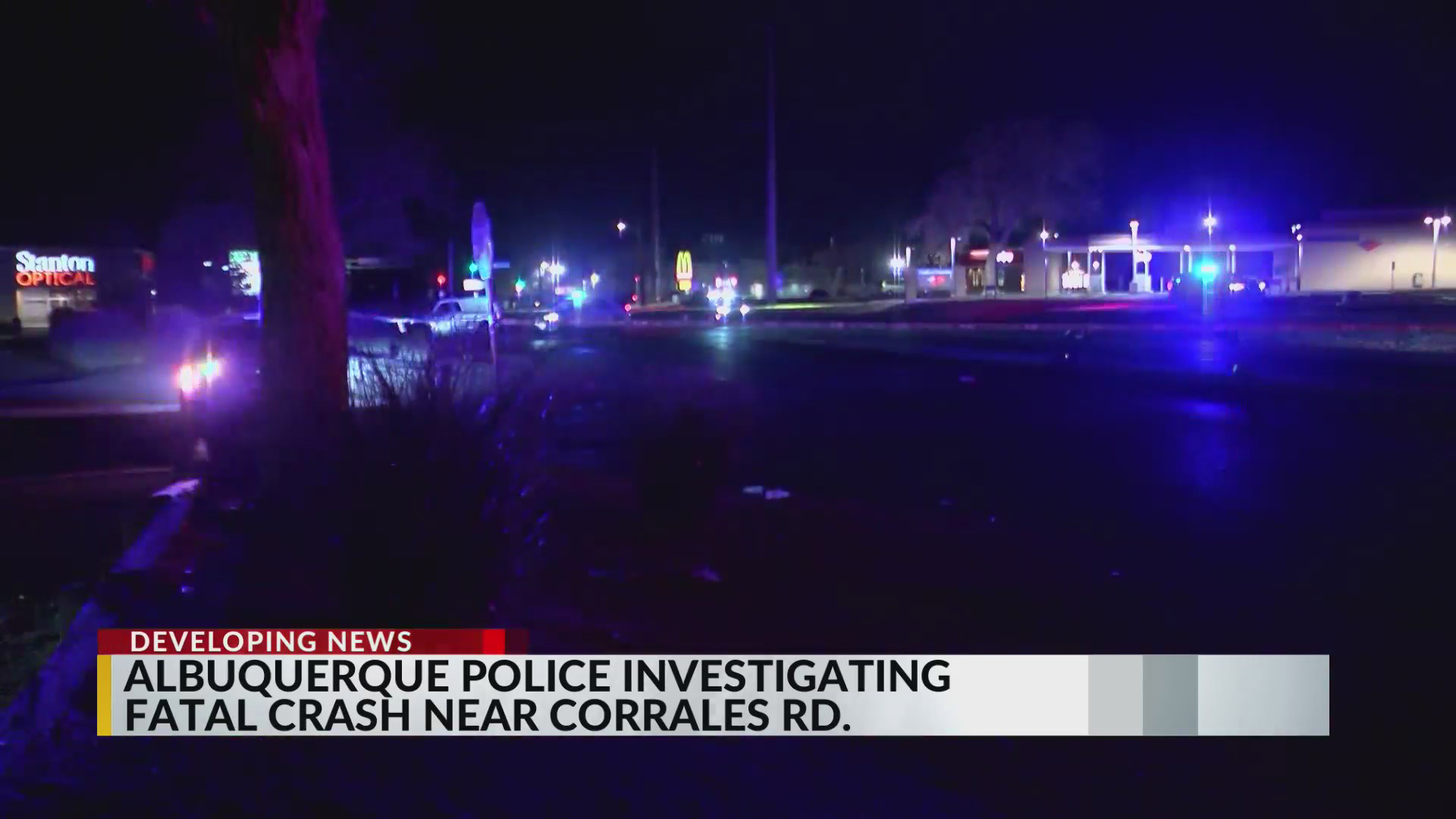 Albuquerque police investigating fatal crash involving pedestrian Albuquerque police investigating fatal crash involving pedestrian