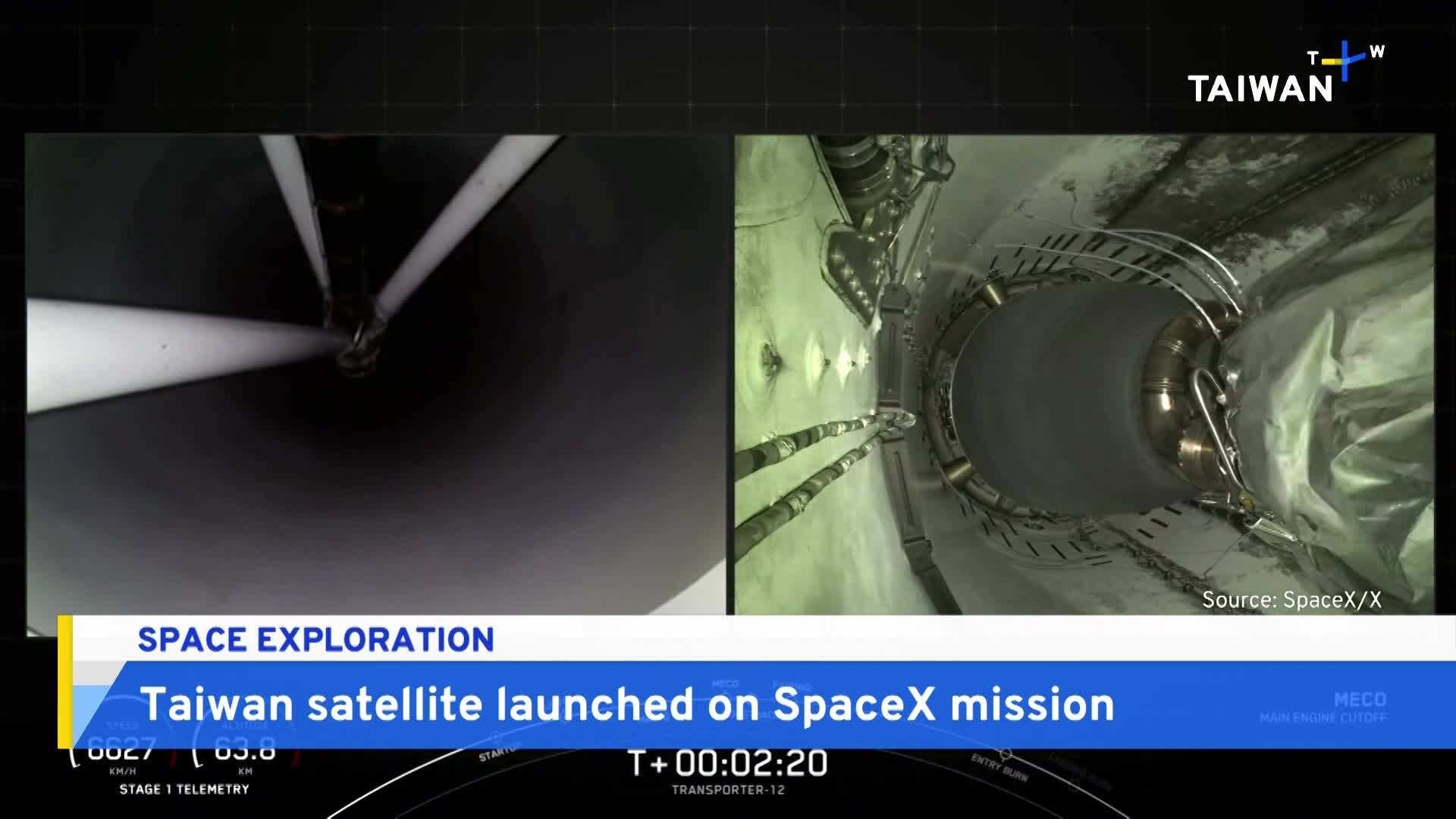 Taiwan Communications Satellite Launches on SpaceX Mission - TaiwanPlus ...