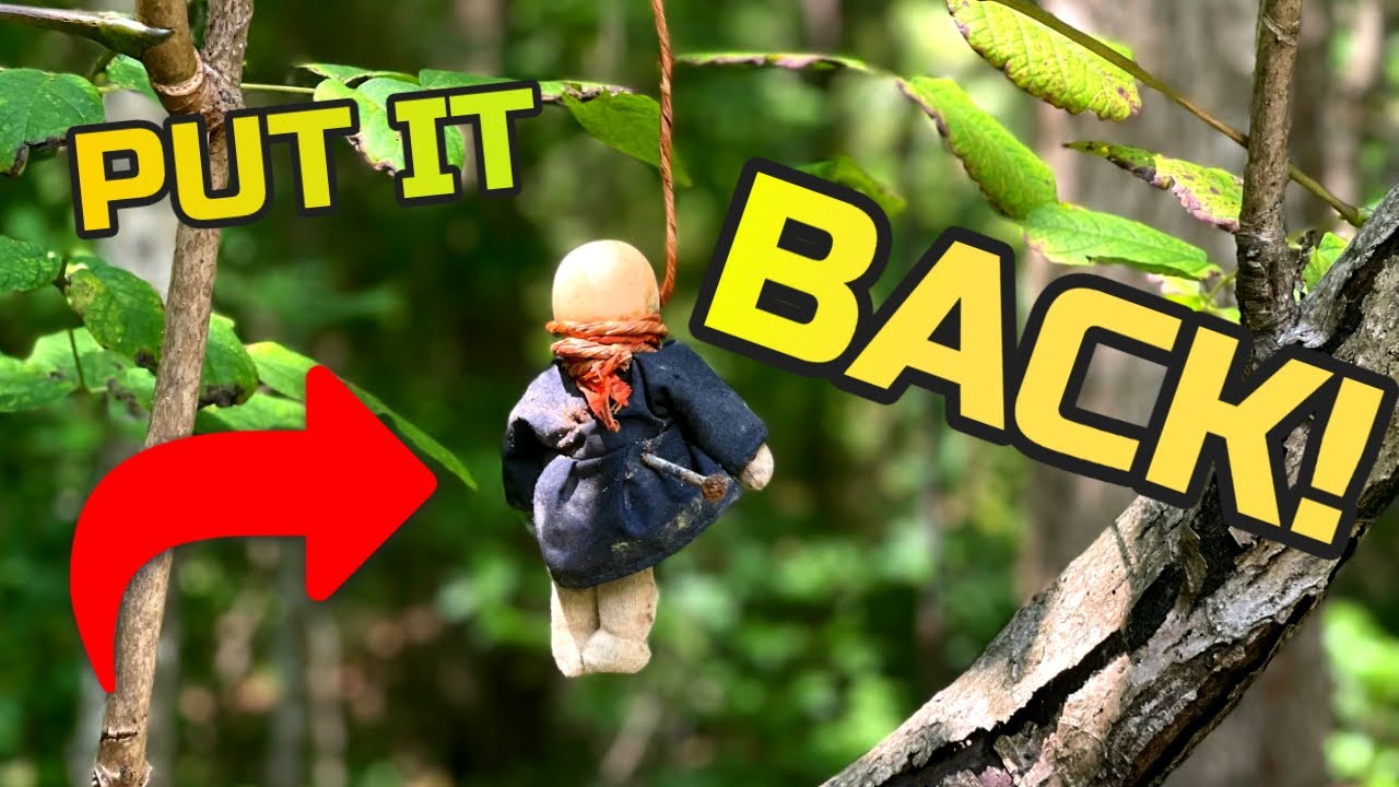 VOODOO DOLL FOUND - And very rare antique bottle!