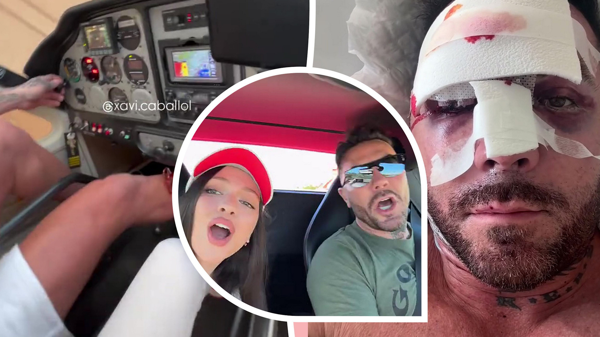 Horror video shows Influencer couple suffer devastating plane crash