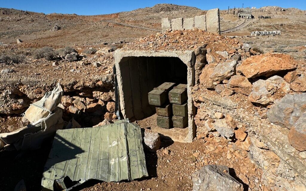 IDF says troops operating in Syria have captured over 3,300 weapons ...